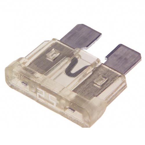 Blade Fuse 25 AMP - 5 pcs - Bubble Pack-Forbes Batteries Toowoomba