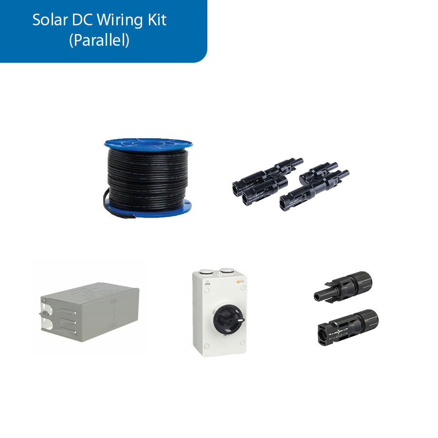 VIP Discounts :: Solar Dc Cable Kit (1 String With Parallel / Banch ...