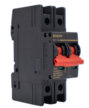 2 Pole DC Breaker 20A 600V - Forbes Batteries and Electronics Toowoomba