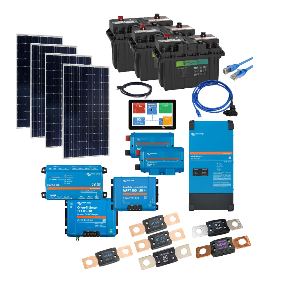 VIP Discounts :: 740W Caravan Bundle with 300AH Integrated Canbus ...