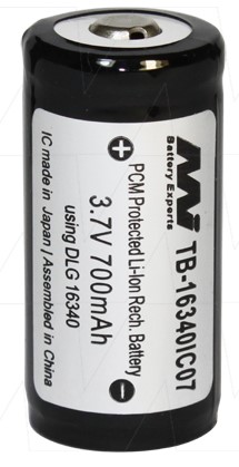 Torch Battery 3.7V 700Mah - Forbes Batteries and Electronics Toowoomba