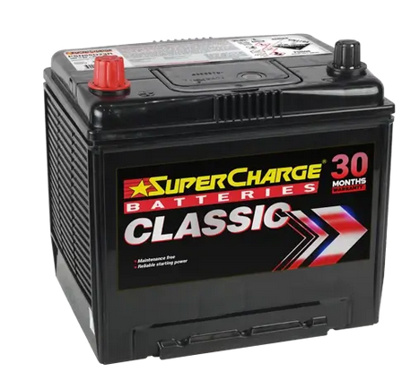 SUPERCHARGE CLASSIC N55D23R 12V 560CCA - Forbes Batteries and Electronics Toowoomba