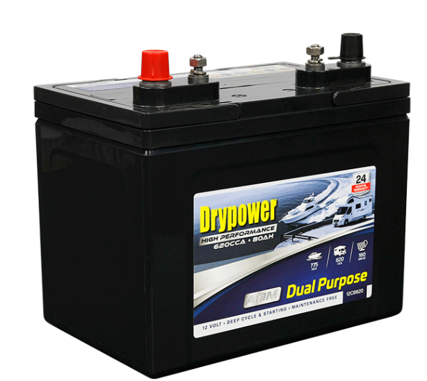 DRYPOWER AGM DUAL PURPOSE 80AH 620CCA - Forbes Batteries and ...
