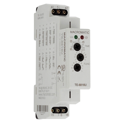 TIME RELAY MULTI-FUNCTION 12-240V ac/dc-Forbes Batteries Toowoomba