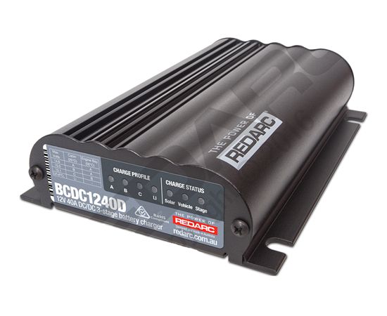 REDARC 40A DC-DC CHARGER DUAL-Forbes Batteries Toowoomba