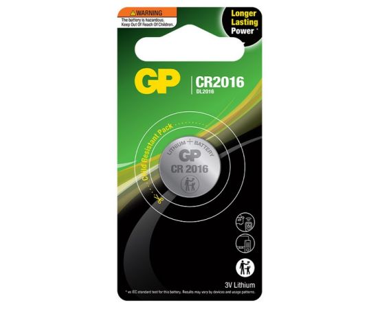 GP CR2016 3V 1PK - Forbes Batteries and Electronics Toowoomba