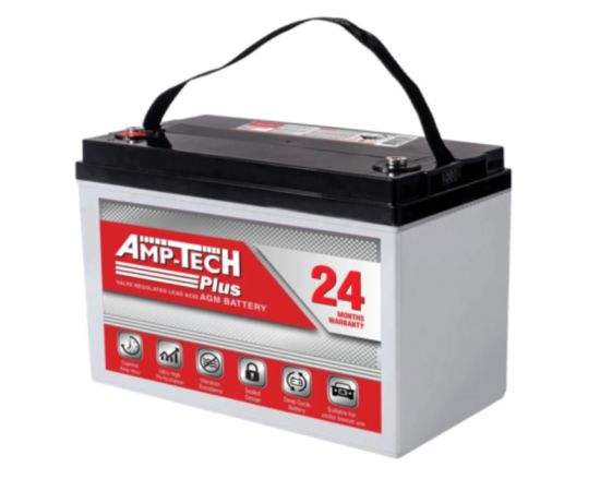 Amptech 12V 120AH - Forbes Batteries and Electronics Toowoomba
